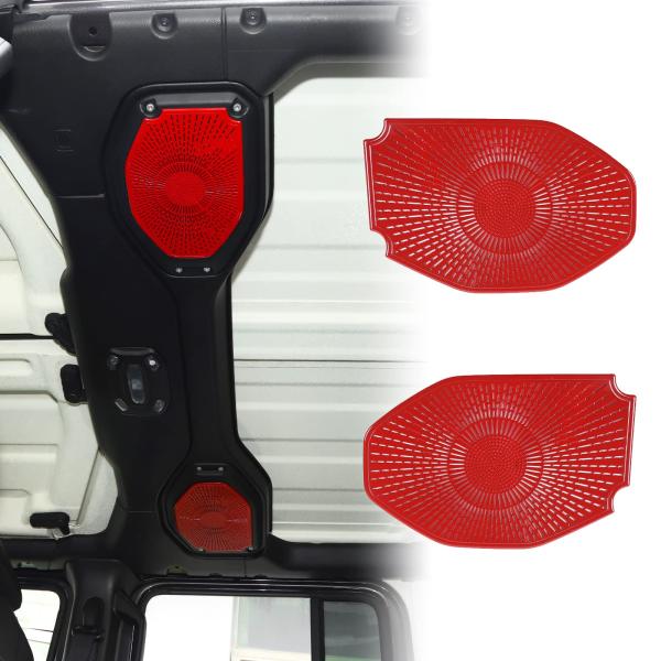 商品名:  RT-TCZ Top Speaker Audio Trim Cover Panel Decoration Interior Accessories for 2018 2019 2020 2021 2022 Jeep Wrangl...