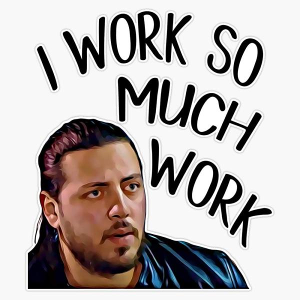 商品名:  I Work So Much Work! Zied - 90 Day Fiance Sticker Vinyl Decal Wall Laptop Window Car Bumper Sticker 5"ブランド: Generi...