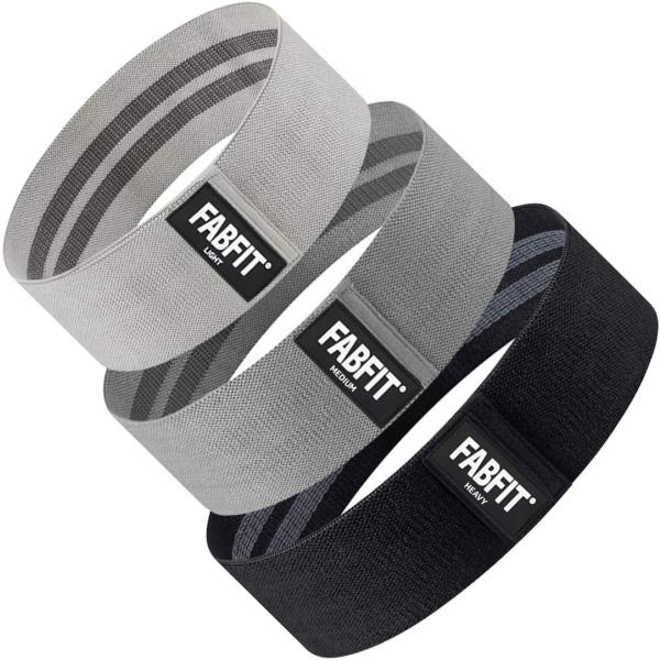 商品名エクササイズバンドResistance Bands Set | Fabric Exercise Loops for Men &amp; Women | Butt and Legs Workout | 3 Pack | by FabFi...