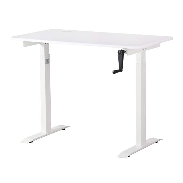 商品名:  UNICOO - Crank Adjustable Height Standing Desk, Adjustable Sit to Stand up Desk,Home Office Table, Computer Table,...