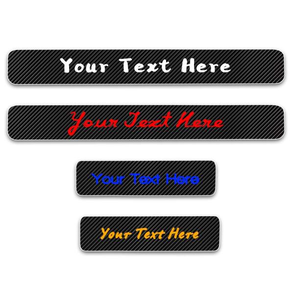 商品名:  MAITE Door Sill Scuff Guard for Buick Regal Verano Lacrosse Encore Envision Carbon Fiber Stickers Car Door Sill Pr...