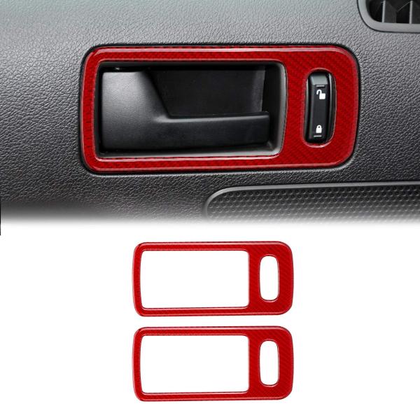商品名:  YAMUDA Compatible with 2PCS Carbon Fiber Sticker Interior Door Handle Decoration Accessories for Ford Mustang 2009...