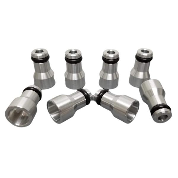 商品名: Z Whip LS1 LS6 インテークマニホールド&amp;燃料レールからLSトラック燃料インジェクターアダプタースペーサー 8個セット Chevrolet Camaro Pontiac Trans Am Intake LQ4 ...