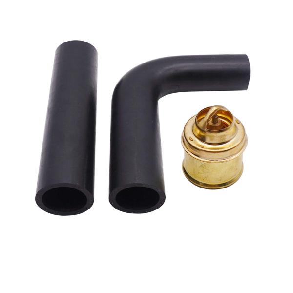 商品名: 上下のラジエーターホースサーモスタットセット 312588 2N8260 B2NN8575A フォード トラクター 2N 8N 9N交換用 Upper &amp; Lower Radiator Hose Thermostat Se...