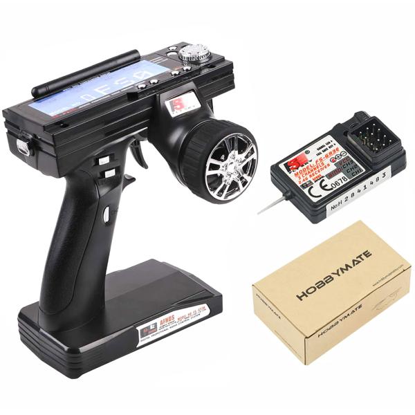 商品名:  HOBBYAMTE Flysky FS-GT3B Rc Transmitter Receiver 2.4Ghz 3 Channel, with FS-GR3E Failsafe Receiverブランド: HOBBYMATE高さ...