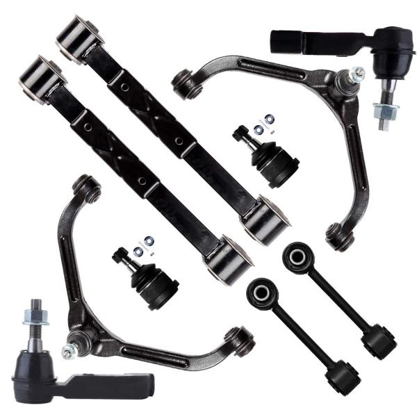 商品名:  cciyu Front Outer Tie Rod Lower Ball Joint Sway Bar Link Front Upper Control Arm And Ball Joint Rear Lower Control...