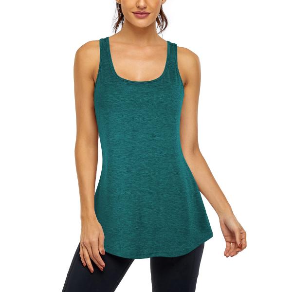 商品名:  Cestyle Tanks with Built in Bra, Womans Activewear Gym Clothes Round Neck Flowy Breathable Brami Tops Fast Dry Cli...