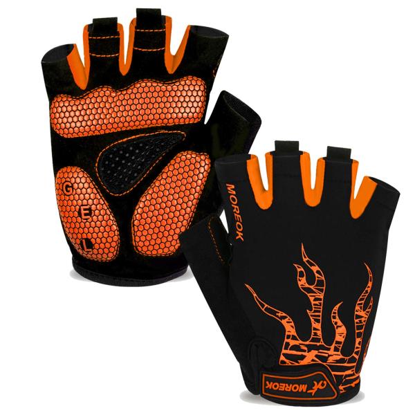 商品名: MOREOK Guantes de ciclismo para hombres/mujeres-[almohadilla de gel transpirable antideslizante de 5 mm] guantes de...