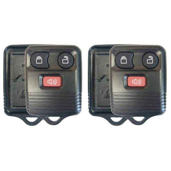 商品名: AutoKeyMax 交換用フォードキーレスアラーム リモートシェルパッド キーフォブケース3ボタンのみ (2) AutoKeyMax New Replacement for Ford Keyless Alarm Remote S...