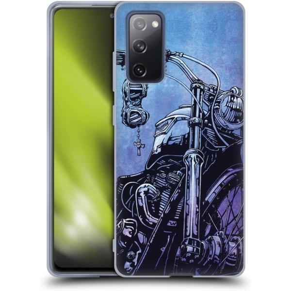 商品名Head Case Designs Officially Licensed David Lozeau Motorcycle Skeleton Grunge Soft Gel Case Compatible with Samsung G...