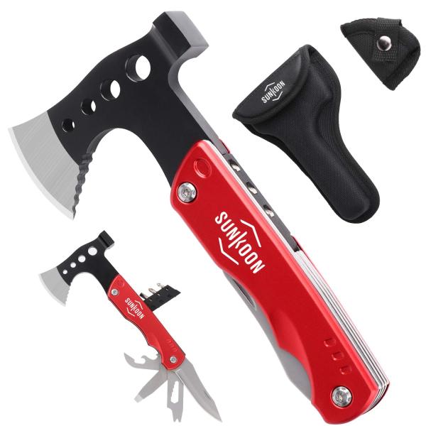 商品名: クリスマスプレゼント 男性 おじいちゃん お父さん 夫 ボーイフレンド 女性 クールなガジェット 14イン1 マルチツール 手斧ハンマー 長いハンドル付き クリスマス 誕生日 Stocking Stuffers Gifts for...