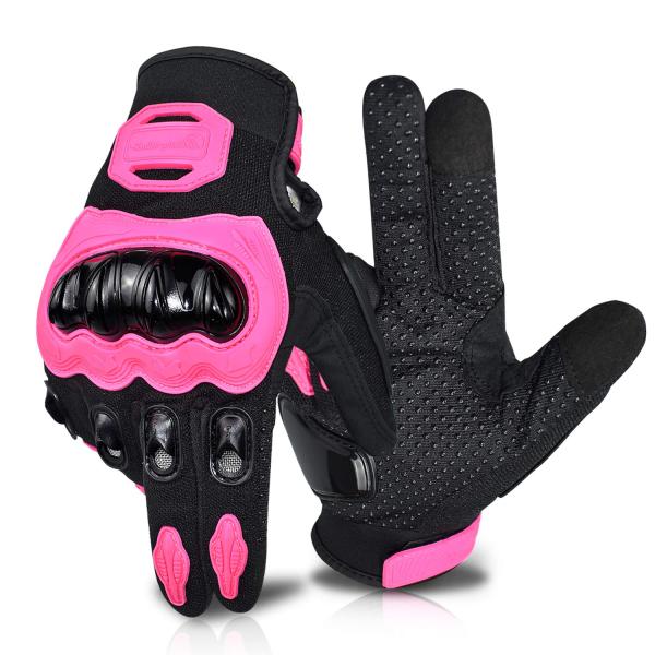 商品名: ELCYCO Motorcycle Gloves for Women Touch Screen Summer Motorbike Dirt Bike Full Finger Gloves Road Racing, Cycling,...