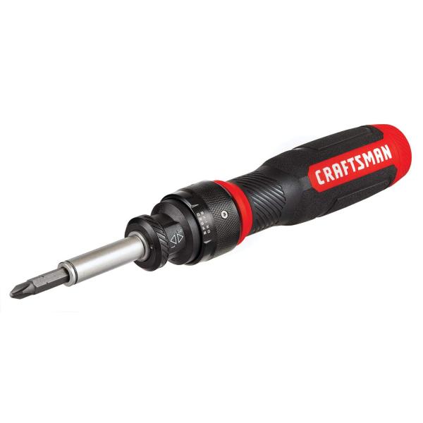 商品名: CRAFTSMAN ラチェットドライバー スピードドライブ 2インチ 両頭ビット付属 ハンドル最大6本収納可能 (CMHT68129) CRAFTSMAN Ratcheting Screwdriver, SpeedDrive, 2...