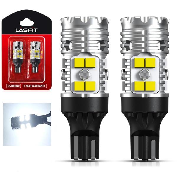 商品名: LASFIT Canbus Ready 921 912 T15 エラーフリー LED リバースバックアップライト 904 916 917 920 922 W16W 2835 アップグレードバージョン 6000k 6500k ホワイ...