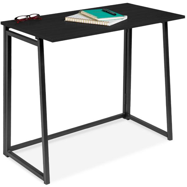 商品名:  Best Choice Products 31.5in Folding Drop Leaf Desk Table, Computer Workstation for Home Office w/Wood Table Top, B...