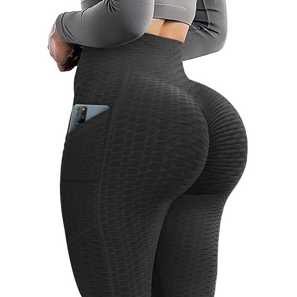 商品名:  TIK Tok Scrunch Butt Lifting Leggings with Pockets for Women Butt Lift High Waisted Leggings Workout Yoga Pants Sm...