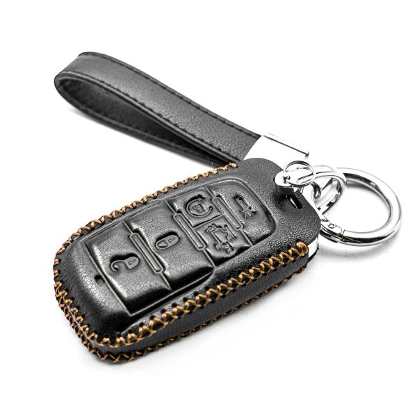 商品名: MECHCOS 2021 2020 2019 Ram 1500 Smart 5ボタン テールゲートレザーキーレスエントリーリモートコントロールキーフォブカバーケースプロテクターアクセサリー ブラック MECHCOS Compati...
