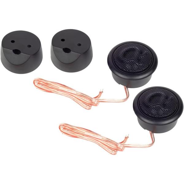 商品名Alphasonik NS1T ニューロンシリーズ 1ペア (最大240ワット ペア) ツイーターあたり最大120ワット シルクドーム カーオーディオスピーカー フラッシュ/サーフェス/アングルマウント付属Alphasonik 1 P...