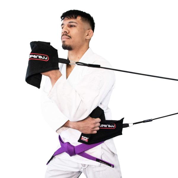商品名: SUPERBJJ グリップトレーニングレジスタンスバンドとキャリーバッグ (柔道) SUPERBJJ Jiu Jitsu Grip Trainer | BJJ Exercise Resistance Bands Training ...