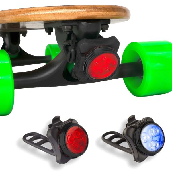 商品名:  eggboards Led Skateboard Lights Underglow - Longboard Lights USB Rechargeable Front and Back. Ideal Electric Skate...