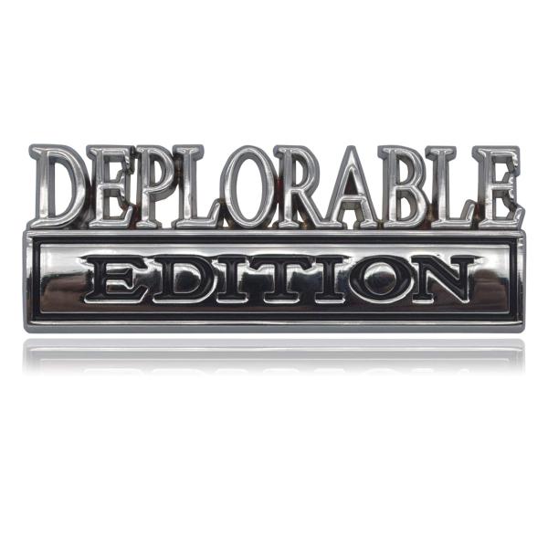 商品名:  GeeGeeTop Universal Deplorable Edition Emblem Sticker Replacement Car Truck SUV Compatible with Ford F150 Jeep Dod...