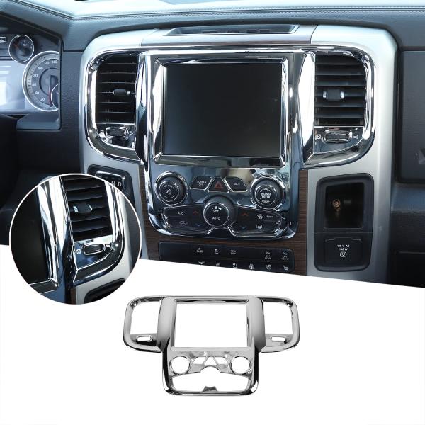 商品名:  RT-TCZ for RAM Center Console Navigation Panel Trim Cover, Chrome Interior Accessories for Dodge RAM 2011-2017ブランド...