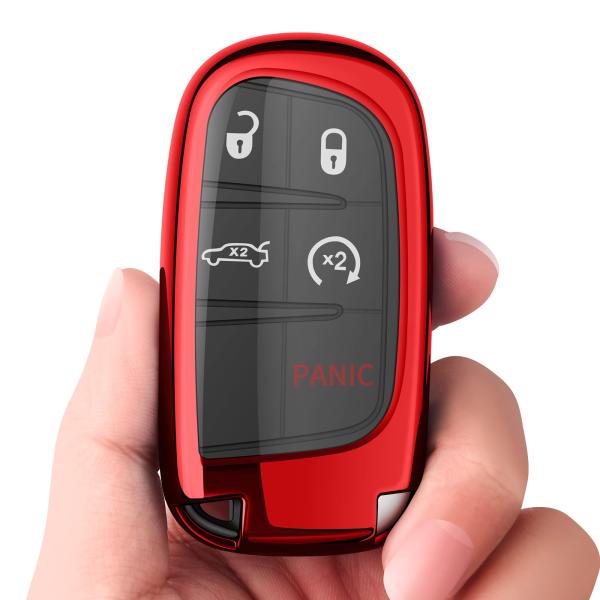 商品名:  Tukellen for Jeep Dodge Key Fob Cover Premium Soft Full Protection Key Case Shell Compatible with Jeep Grand Chero...
