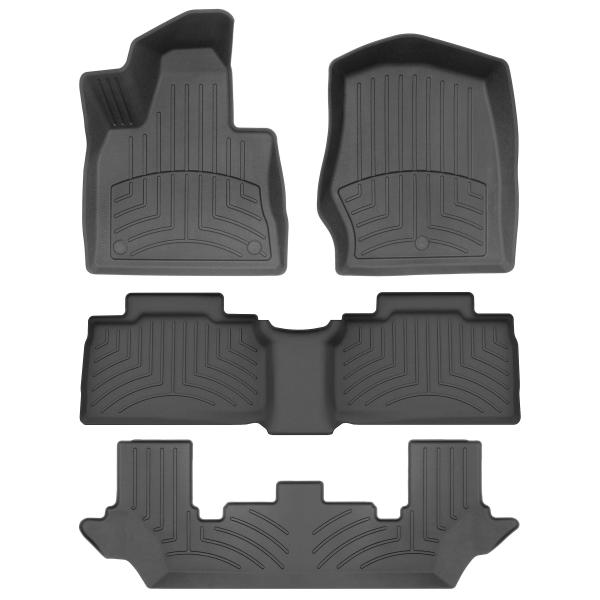 商品名:  WeatherTech FloorLiner HP Custom Fit Floor Mats for Ford Explorer Hybrid, Explorer, Explorer ST - Full Set (441575...