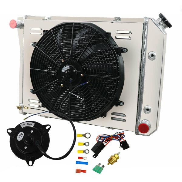 商品名:  ECMRAD 4-Row 21'' W Core Radiator for 68-74 Chevy Nova/ 68-71 Chevelle/ 80-88 Monte Carlo SBC 3.8L-4.3L +thermosta...