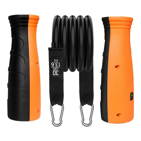 商品名:  HOMMOO Smart Bluetooth Single Resistance Band with Solid Handles Exercise Tube Fitness Band 30lbs Exercise Band Ph...