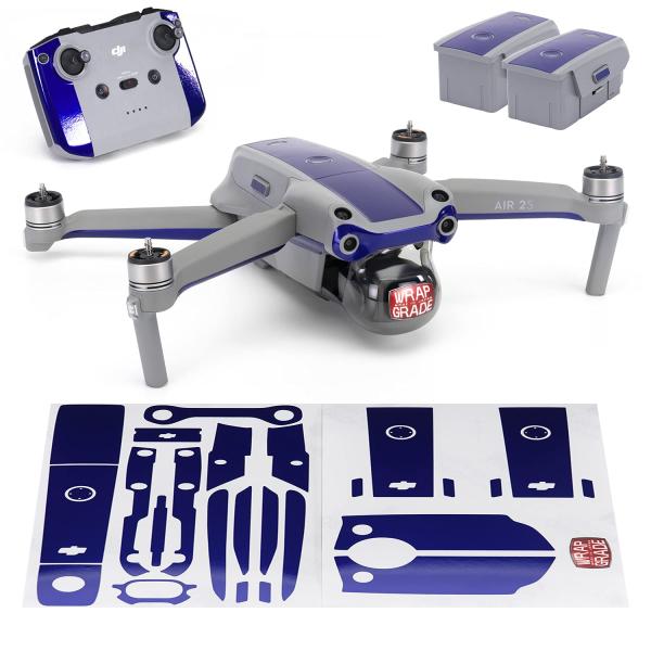 商品名: WRAPGRADE for DJI Air 2S アクセントカラーB スキンシール (ストラトスフェアブルー) WRAPGRADE Skin Compatible with DJI Air 2S | Accent Color B ...