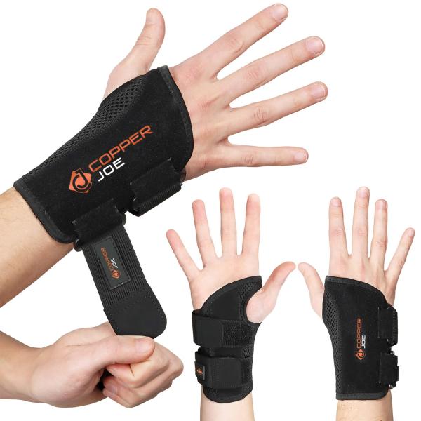 商品名:  Copper Joe Carpal Tunnel Wrist Brace for Day and Night Support - Compression Wrist Sleeve For Arthritis, Tendoniti...