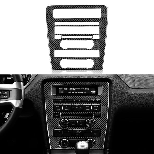 商品名:  Car Center Console CD Panel Trim Accessories for Ford Mustang 2009 2010 2011 2012 2013 2014 Carbon Fiber Stickerブラ...