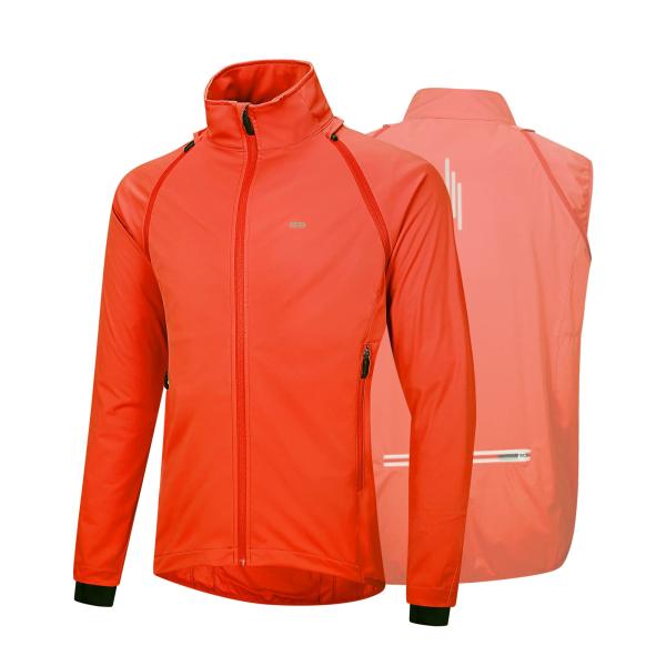 商品名:  33,000ft Men's Cycling Jacket Long Sleeve, Waterproof Running Bike Vest Outerwear Reflective Windproof Sleeveless ...