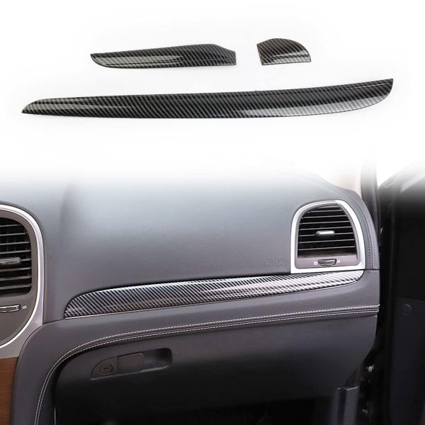 商品名:  crosselec Carbon Fiber Control Dashboard Protective Cover Trims for 2015-2021 Chrysler 300ブランド: crosselec高さ: 51cm横...