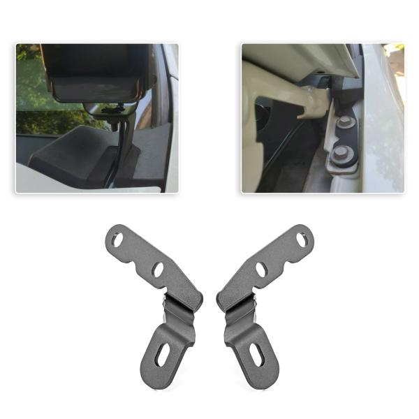 商品名:  WSays LED Ditch Pod Light Low Profile Hood Hinge Mount Brackets Compatible with 2007-2014 Chevrolet Avalanche Silv...
