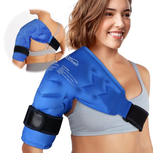 商品名:  Atsuwell Shoulder Ice Pack Rotator Cuff Cold Therapy, Reusable Gel Ice Wrap for Shoulder Injuries &amp; Pain Relie...