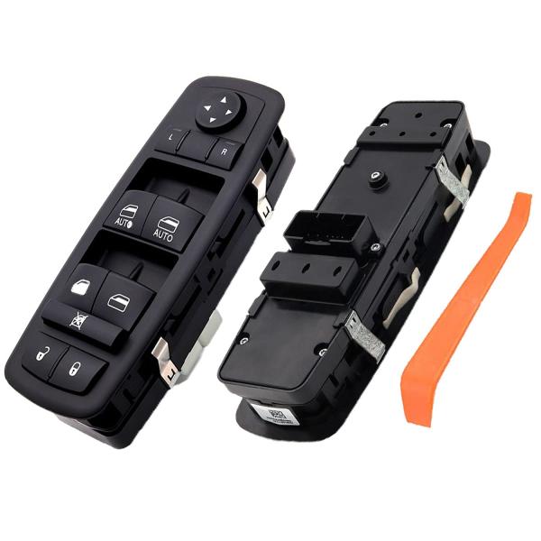 商品名: フロント左運転席側マスターパワードアウィンドウスイッチ クライスラー15-17 200 ワンタッチ開閉付き - 15-15チェロキー 助手席ワンタッチダウン付き (15 16 17 2015 2016 2017) Front Le...