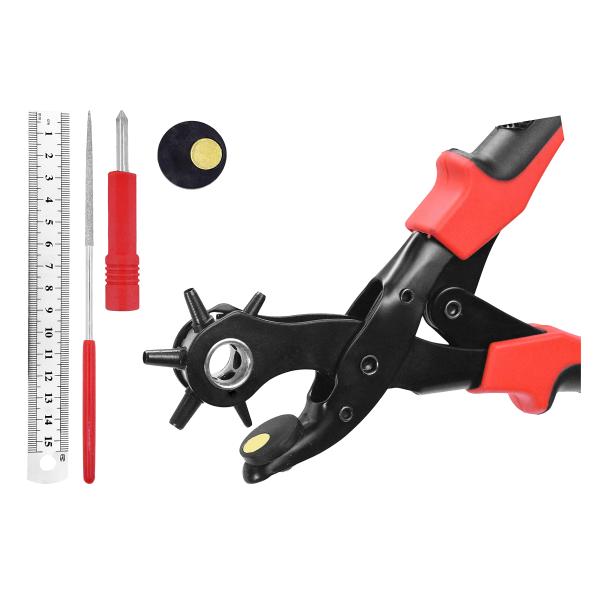 商品名:  Mandala Crafts Leather Hole Punch Tool for Belt Holes - Rotary Hand Leather Hole Puncher Pliers - Heavy Duty Multi...