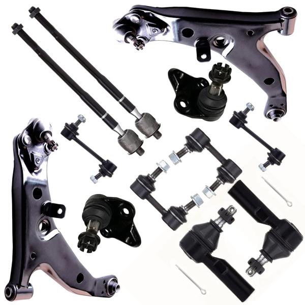 商品名:  SCITOO 12-PC SET Suspension Kit Front Lower Control Arm Lower Ball Joint Outer &amp; Inner Tie Rod End Front &amp;...