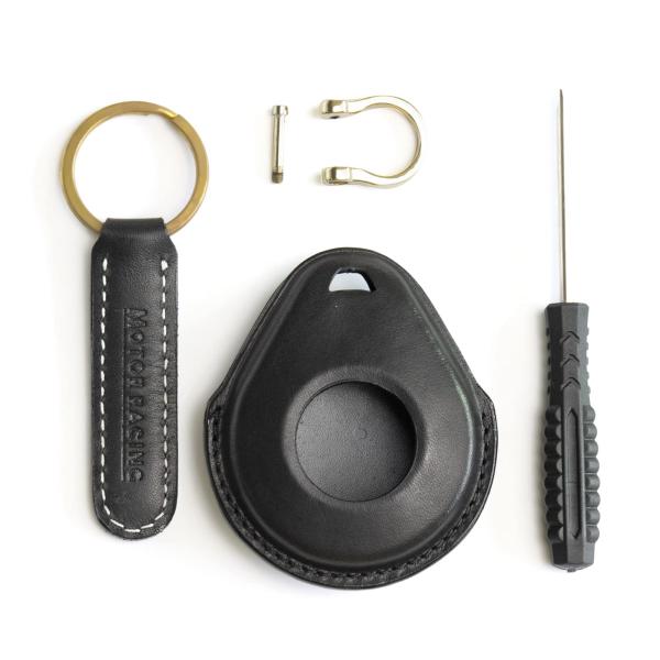 商品名: Harley Davidson インディアンキーフォブカバー レザーケース メンズ ユニークなキーチェーン 女性用 スマートキーホルダー用 HD 48 ストリートグライド 1200などにフィット オートバイリモートスタータープロテ...