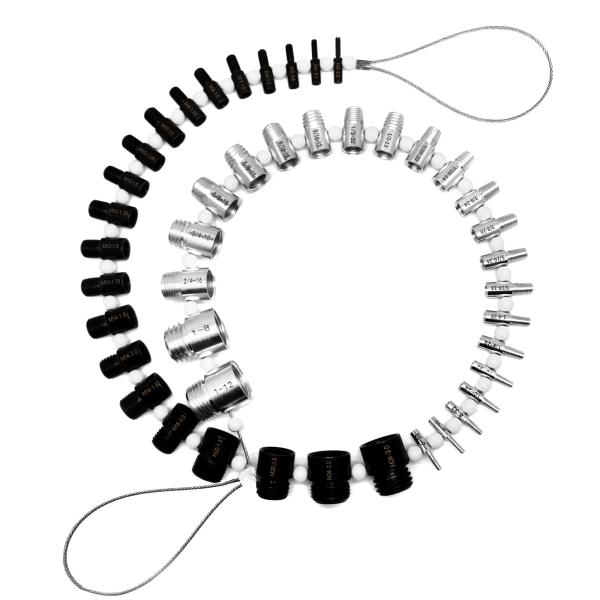 商品名: tenluno Thread Checker Nut &amp; Bolt SWTC-44 Bundle Thread Checker Nut and Bolt Checker 44 MaleFemale Thread Ident...