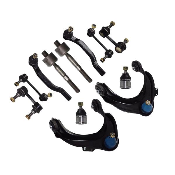 商品名:  PartsW - 12 Pc Rear &amp; Front Suspension Kit Sway Bar Links Lower Ball Joints Tie Rod Ends Upper Control Arm Fit...