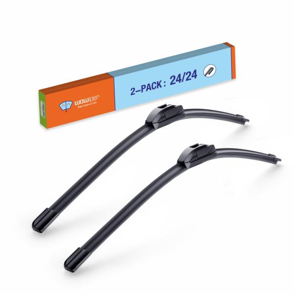 商品名: WOWIPER OE Quality Windshield Wiper Blades ? 24 + 24 inch (2 Pack), Metal Base for 300% More Stable, for Dodge Ram ...