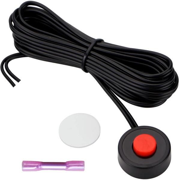 商品名:  AOLIHAN Mini Speaker Horn Momentary Push Button Switch with Quick Connector and Pre-Wiring Wires, 12V/24V On Off H...