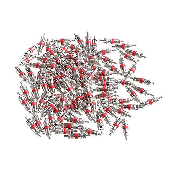 商品名: QISF プレミアムタイヤバルブコア 200個 - バルブステムコアパーツ交換 ほとんどの自動車、RV、ATV、エアコン、オートバイ、自転車に対応 QISF 200Pcs Premium Tyre Tire Valve Cores...