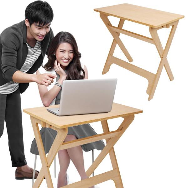 商品名:  SKYORIUM Birch Wood Compact Computer Desk - Small Work Desk - No Tool Assembly - Laptop Home Office Study Writing ...