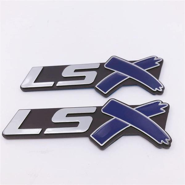 商品名Forten Kingdom 2PCS Blue LSX Letter Car Fender Side Badge Trunk Name Plate Emblem Sticker Decalブランド：Forten Kingdom商品サ...