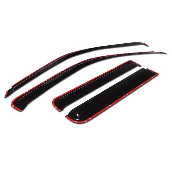 商品名: TLAPS 7422443847821 1991-2001 Ford Explorer 4ドア / 1997-2001 Mercury Mountaineer Smoke in Channel Window Visors Defl...