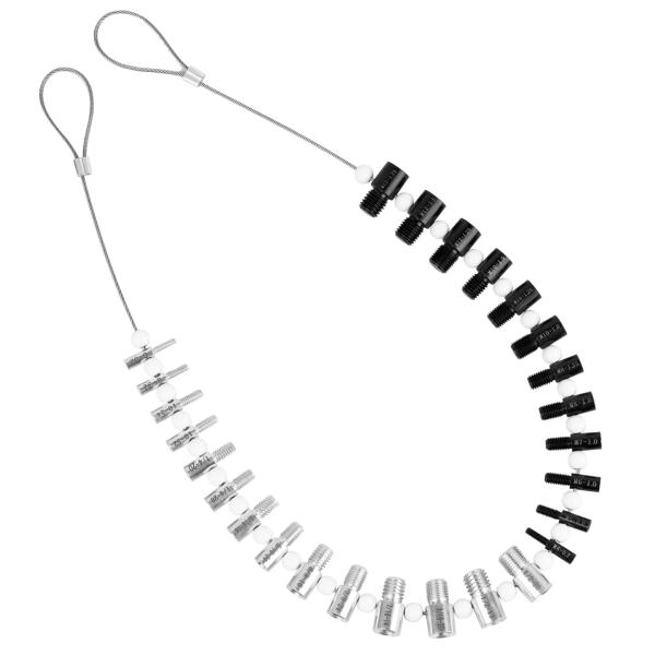 商品名: Nut &amp; Bolt Thread Checker - 26 Male/Female Gauges - 14 Inch &amp; 12 Metric for Quickly Checking Nuts and Bolts...